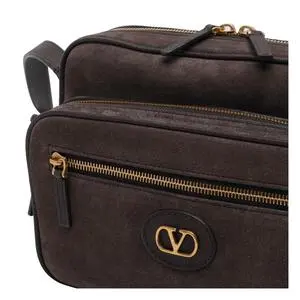 Valentino Garavani Antibes Suede Camera Bag