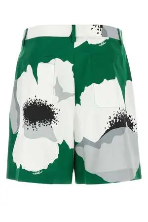 Valentino Garavani Printed Cotton Bermuda Shorts
