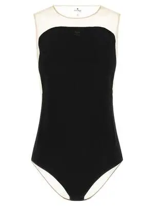 COURREGES Illusion Sunshield Bodysuit - Black