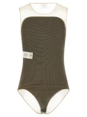 COURREGES Illusion Sunshield Bodysuit - Black