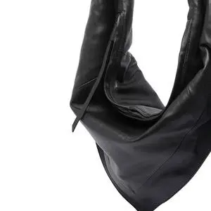 LEMAIRE Scarf Shoulder Bag - Black