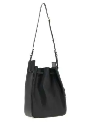 Saint Laurent Large Leather Bucket Bag