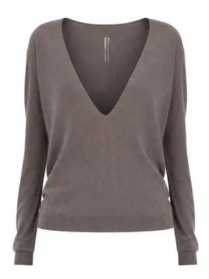 Rick Owens Extreme V-neck Jersey - Black
