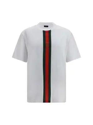 Gucci Printed Cotton Jersey T-shirt - White