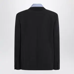 Balenciaga Dark Hybrid Overshirt In Wool Twill