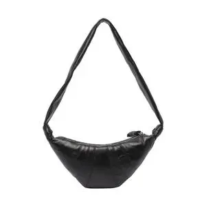 LEMAIRE Small Croissant Shoulder Bag - Black
