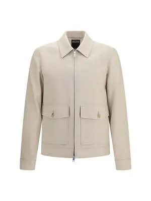 Zegna Oasi Linen Jacket - Cream