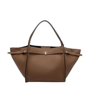 TOD'S Medium Leather Shopping Bag - Brown