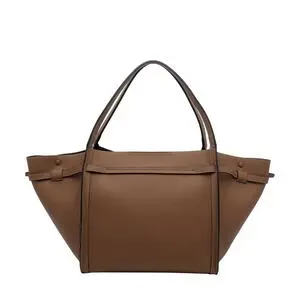 TOD'S Medium Leather Shopping Bag - Brown