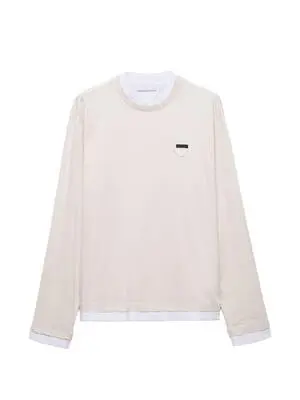 Prada Logo Cotton T-shirt - Multicolor