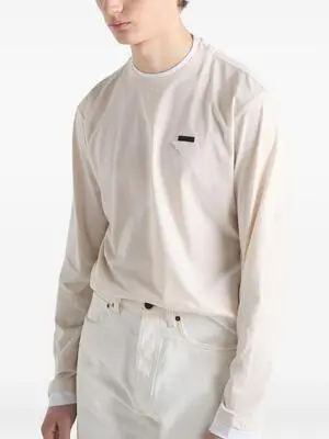 Prada Logo Cotton T-shirt - Multicolor