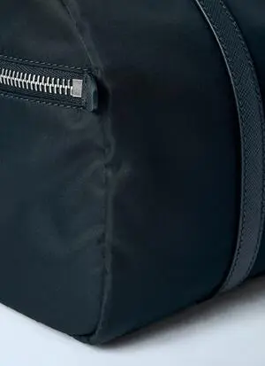 Prada Bauletto Large In Re-nylon E Saffiano