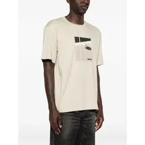 BOSS Neutrals T-shirts & Vests T-shirts