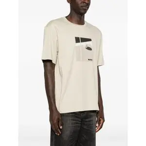 BOSS Neutrals T-shirts & Vests T-shirts - Cream