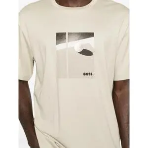 BOSS Neutrals T-shirts & Vests T-shirts - Cream