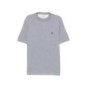 Brunello Cucinelli Grey T-shirts & Vests T-shirts - Gray