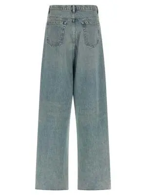 MAISON MARGIELA Low Crotch Denim Jeans - Blue