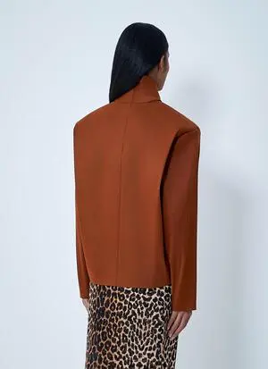 Saint Laurent Organza Top - Red