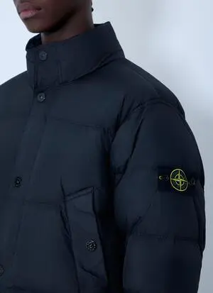 Stone Island Short Down Jacket - Black