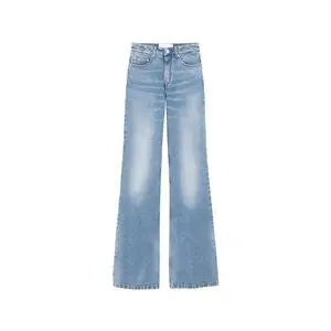 AMI Paris Denim Straight-leg Jeans - Blue