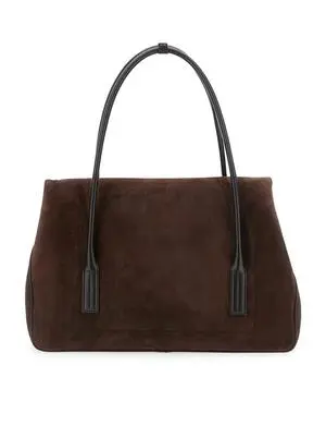 TOM FORD Large Eclipse Suede Bag