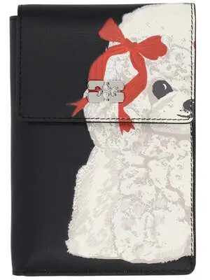 GANNI Puddle Wallet - Black