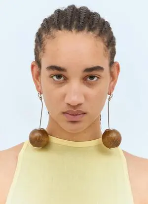 Jacquemus Les Grandes Boucles Nodo Earrings