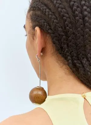 Jacquemus Les Grandes Boucles Nodo Earrings