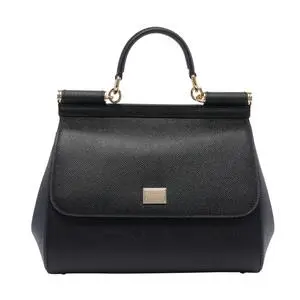 Dolce & Gabbana Dolce&Gabbana Women Large Sicily Handbag Black