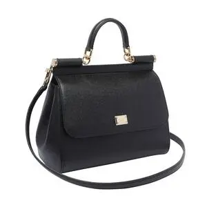 Dolce & Gabbana Large Sicily Handbag - Black