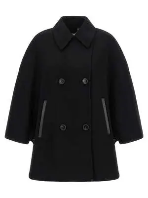 Max Mara Mxaospite' Cape - Black