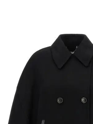 Max Mara Cashmere Mxaospite Cape - Black