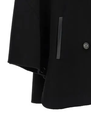 Max Mara Cashmere Mxaospite Cape - Black