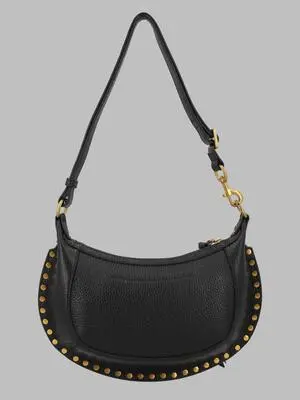 Isabel Marant Étoile Studded Leather Shoulder Bag - Black