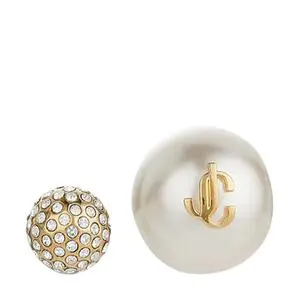 JIMMY CHOO Auri Studs Earrings - Gold