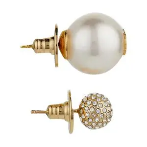 JIMMY CHOO Auri Studs Earrings - Gold