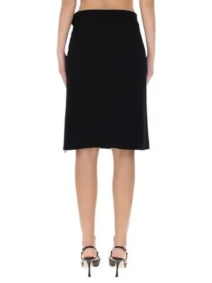 COURREGES Midi Skirt With Zipper