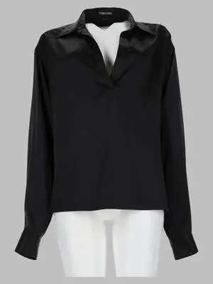 TOM FORD TOM FORD Silk V-Neck Blouse