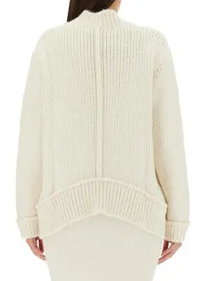 TOM FORD Wool V-neck Sweater - Cream