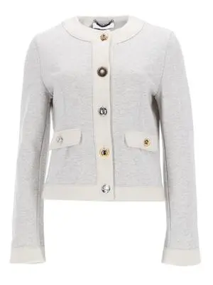 Moschino Cardigan With Buttons - Gray