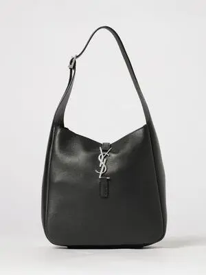 Saint Laurent Leather Shoulder Bag - Black