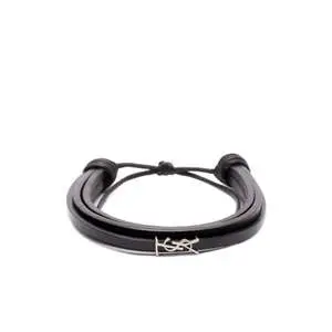 Saint Laurent Bracelets - Black