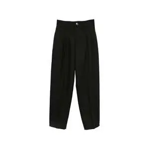 AMI Paris Trousers Regular & Straight-leg Trousers - Black