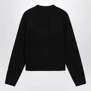 TOTEME Organic Cotton Cardigan - Black
