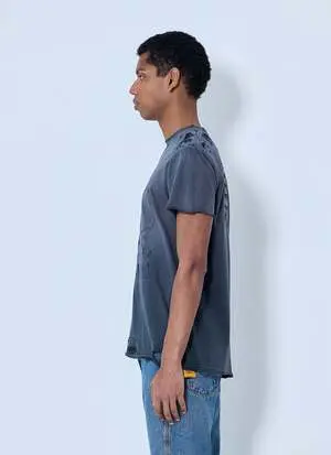 GALLERY DEPT. Distressed Cotton Jersey T-shirt - Gray