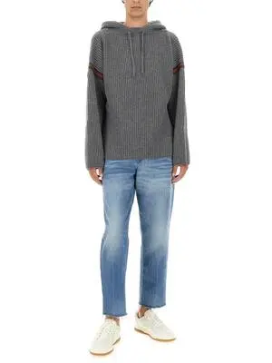Gucci Cashmere And Wool Sweater - Gray