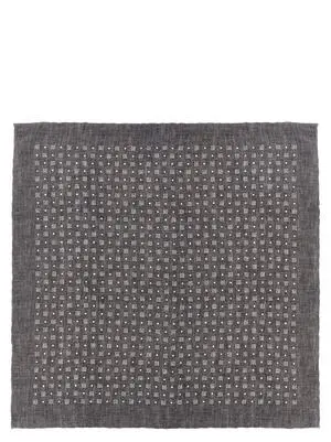 Brunello Cucinelli Silk Clutch Bag - Gray