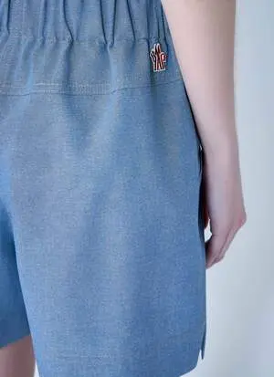 Moncler Pleated Shorts - Blue