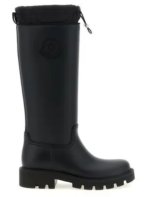 Moncler Kickstream High Rain Boots - Black