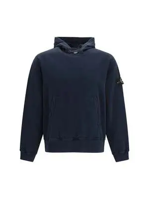 Stone Island Hooded Sweatshirt With Front Pocket